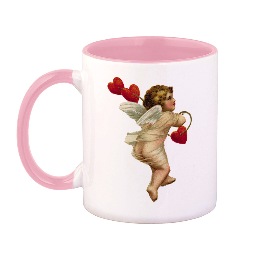 Ceramic Coffee Mug Little Baby Angel Hearts Holidays and Occasions Tea ...
